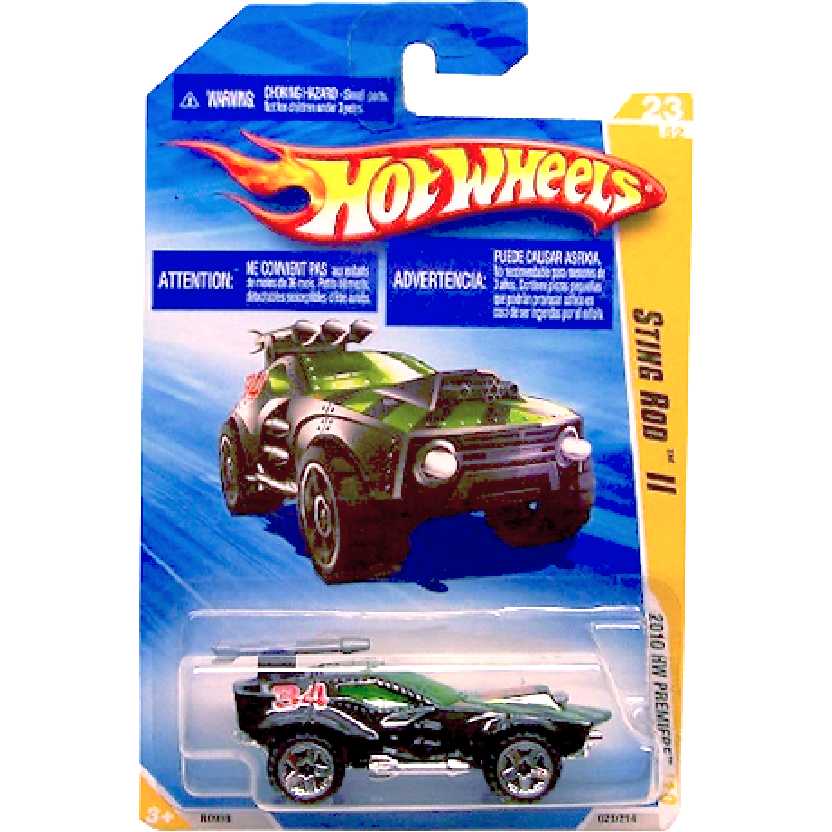 Catálogo 2010 Hot Wheels Sting Rod II preto series 23/52 023/214 R0938 ...