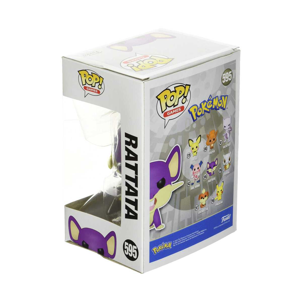 Funko Pop! Games Pokemon Rattata vinyl figure número 595 - Arte em ...