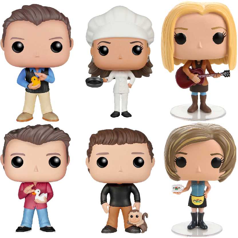 Funko Pop! TV Friends Rachel, Ross, Phoebe, Chandler, Monica e Joey ...
